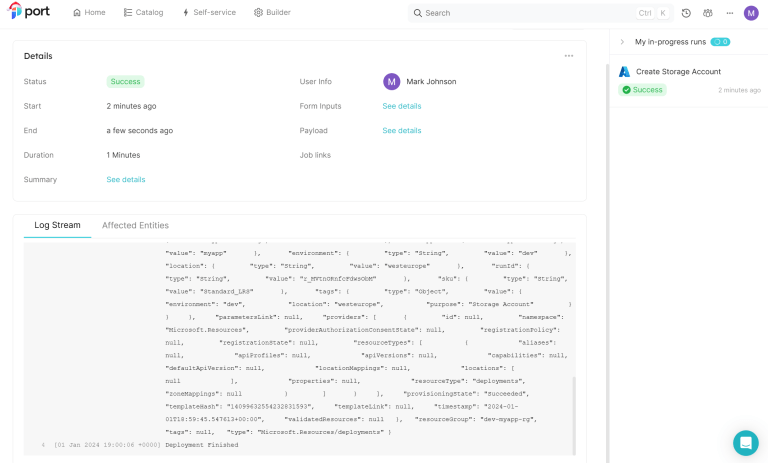 Building a Self-Service Portal with Port, Azure and Bicep | Coding With Taz